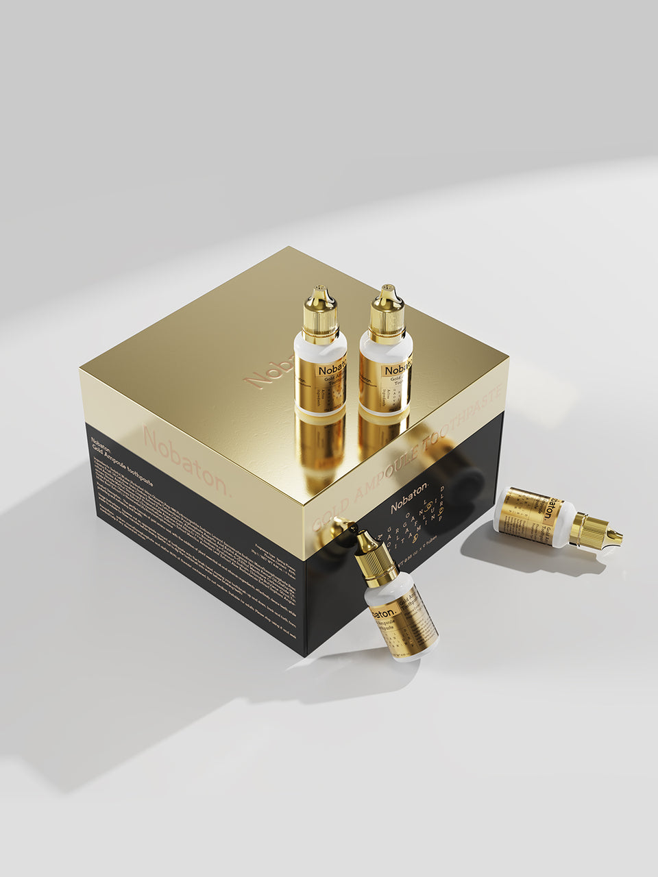 Gold toothpaste gift set – nobaton