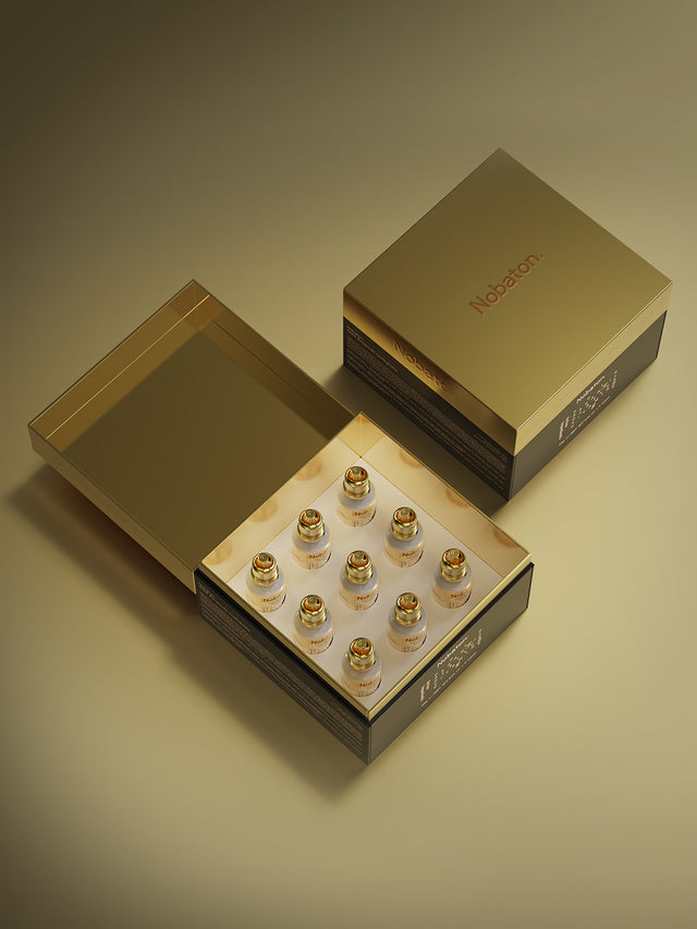 Gold toothpaste gift set – nobaton